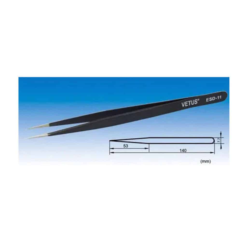 גבריאל-טק אלקטרוניקה ESD-11 פינצטה אנטי סטטית