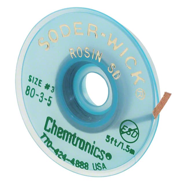 80-3-5 סרט שואבChemtronics 1.5M*2MM SODER -WICK - גבריאל-טק אלקטרוניקה